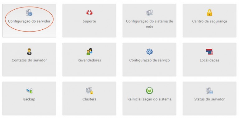 Como alterar o idioma do Cpanel – Select host – Cloud Server Brasil